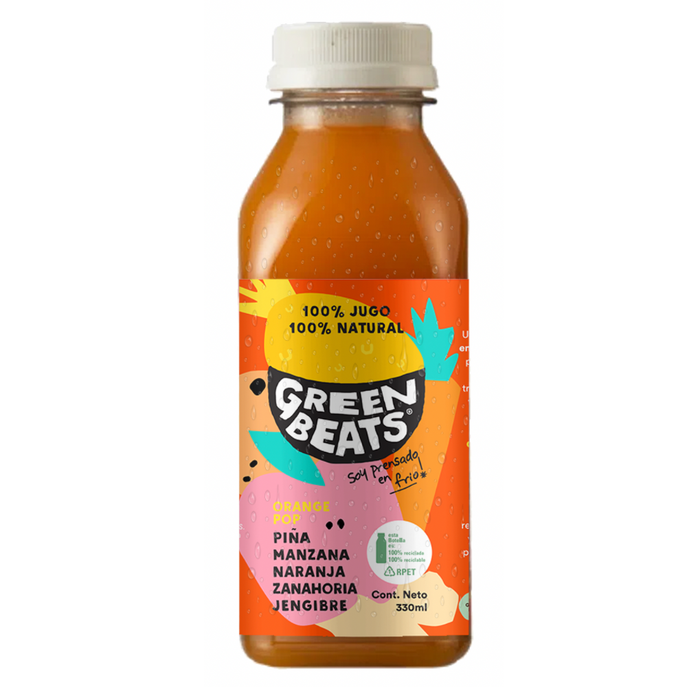 Orange Pop 330 ml – Green Beats